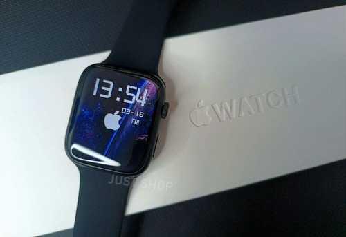 Часы Apple watch 8 (Черные, Оригинальная коробка)