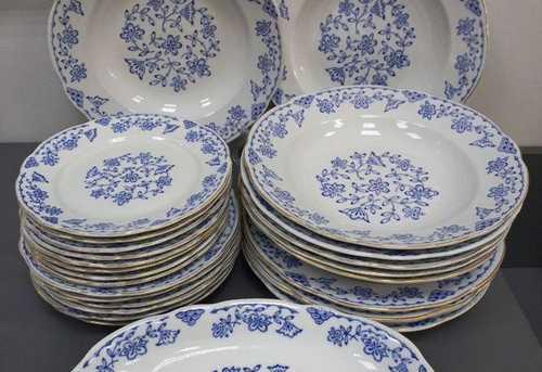 Набор столовой посуды kobalt blau гдр 14 предметов