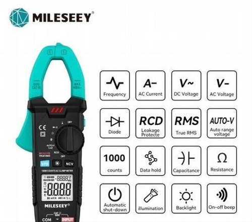 Токовые клещи Mileseey MC631B