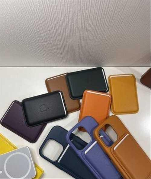 Wallet Leather Magsage Apple для iPhone 14