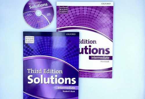 Solutions 3 Intermediate (Wb+Sb) + CD + тренажер