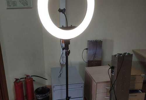 Кольцевая лампа 56 см с пультом ду