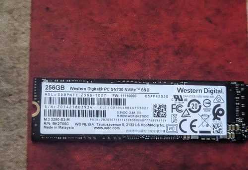 Ssd m2 nvme 256gb Western Digital