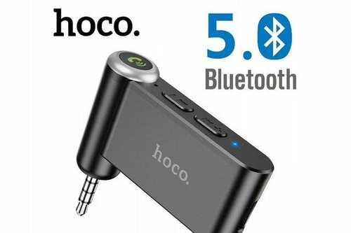 Bluetooth 5.0 - AUX ресивер с акб / hoco