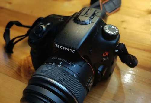 Зеркальный фотоаппарат Sony а57