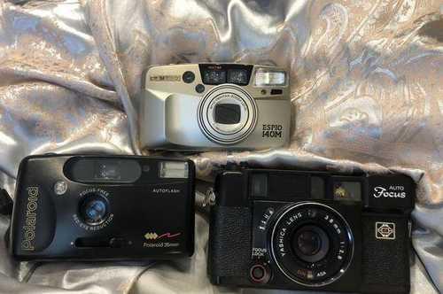 Плёночные фотоаппараты Polaroid, Yashica, Pentax