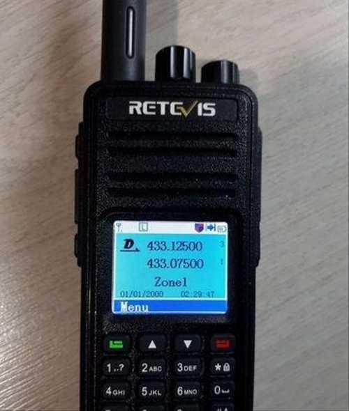 Retevis RT3S цифровая рация, GPS, цветной экран
