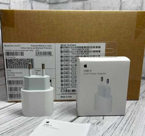 Блок питания 20w Apple адаптер USB-C