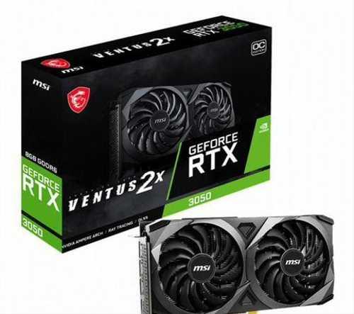 Видеокарта MSI RTX 3050 ventus 2X 8G OC