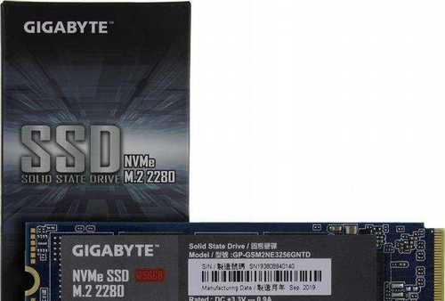 SSD диск Gigabyte M.2 NVMe 256Gb