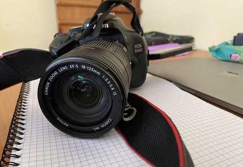 Зеркальный фотоаппарат canon EOS 600d