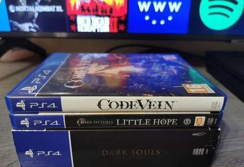 Игры ps4 little hope code vein ds3