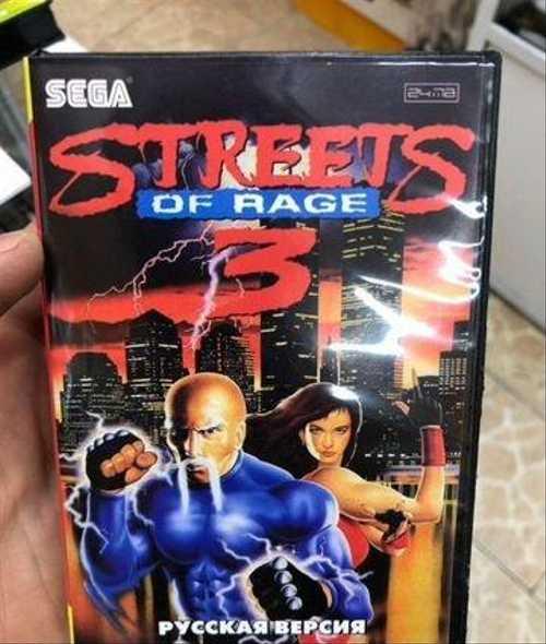Картридж Sega "Streets Of Rage 3"