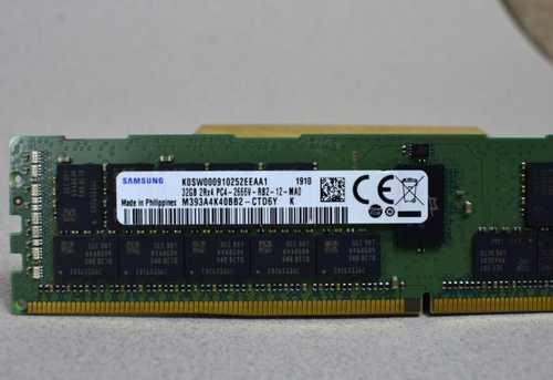 32GB DDR4 ECC samsung 2666MHz