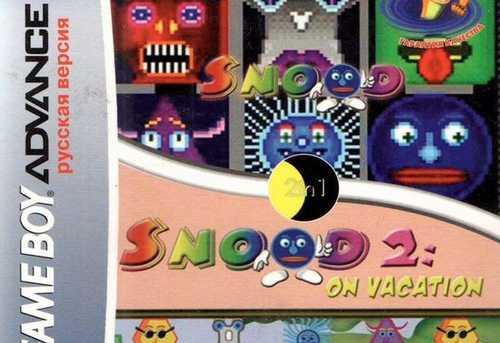 2 в 1: Snood + Snood 2: On Vacation GBA, английска