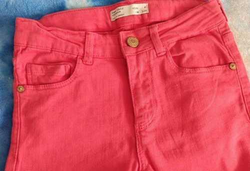 Брюки джинсы красные Zara 128
