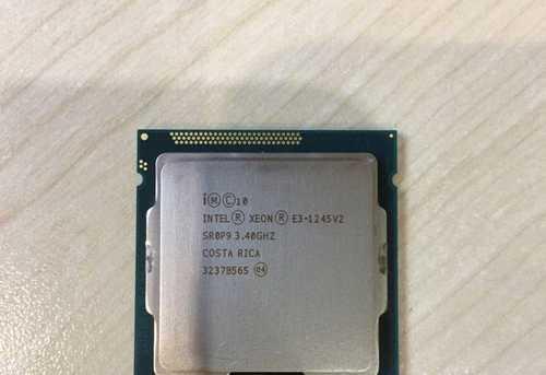 Полурабочий процессор Intel Xeon E3-1245V2