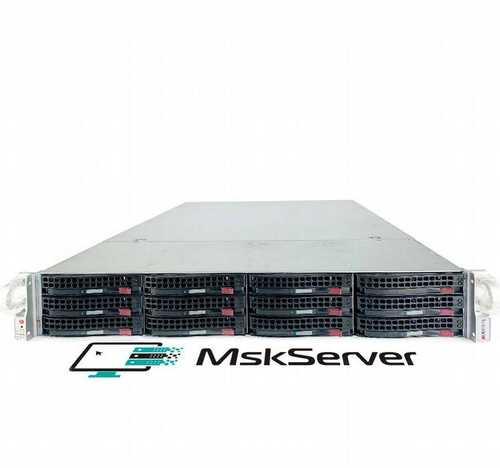 Сервер Supermicro 6028U-trtp  2x E5-2699v3 16Gb