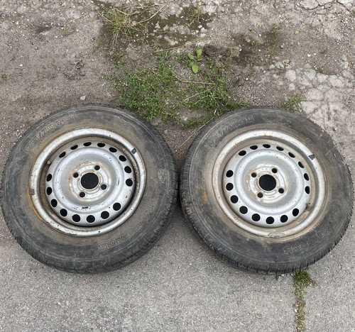 Летняя резина R13 175/70 с дисками 4х100