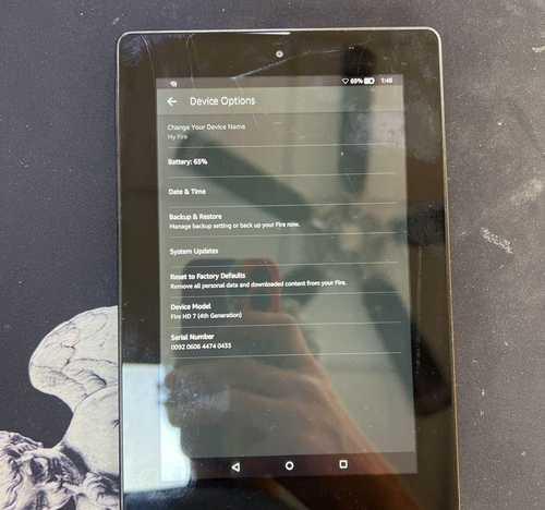 Электронная книга amazon kindle fire 7 gen4