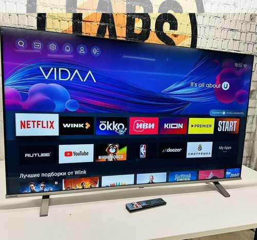 Огромный Toshiba 140см 4K UHD SMART TV Wi-Fi