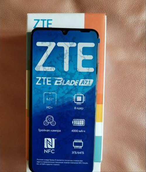 Смартфон ZTE Blade A71 3/64 GB темно-синий