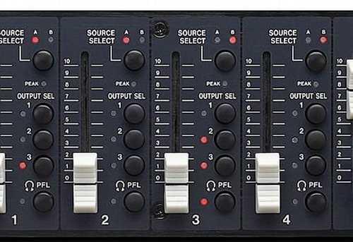 Tascam MZ-223 3-х зонный рековый микшер, вход: