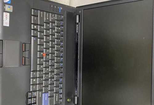 15.4" Lenovo ThinkPad SL500, 250 ГБ, Core 2 Duo T6670, RAM 3 ГБ, GeForce G105M