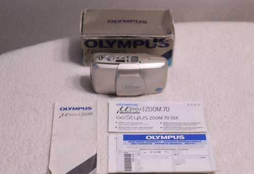 Плёночный фотоаппарат Olympus mju zoom70 35-70 mm