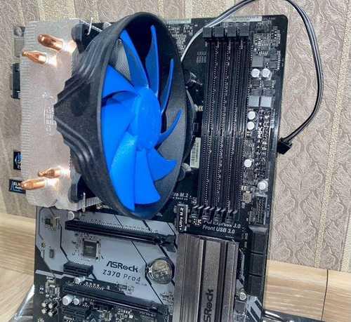 Intel core i7 8700 + AsRock z370 PRO 4 + Кулер