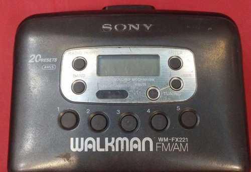 Аудиоплеер кассетный sony Walkman