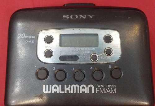 Аудиоплеер кассетный sony Walkman