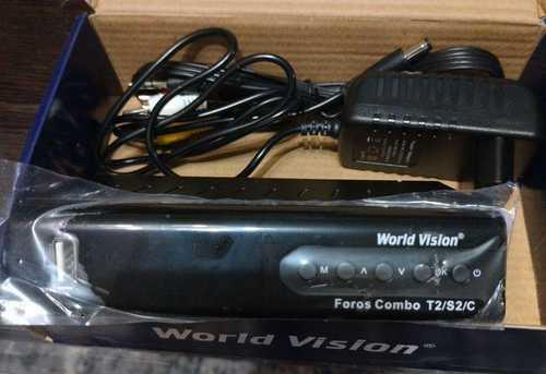 Тв приставка World vision foros combo S2/T2/C