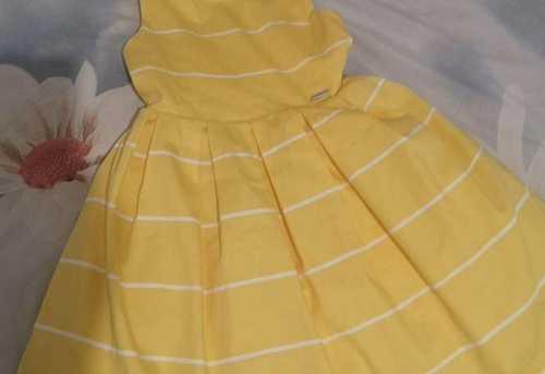 Детское нарядное платье, размер 122, бу