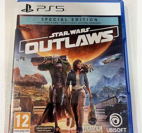 Игра star wars outlaws диск на ps 5