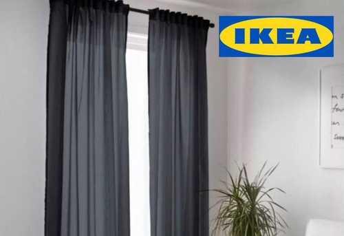 Штора тюль черная IKEA