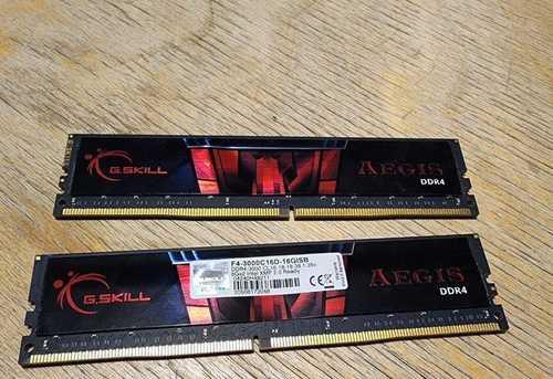 G.Skill Aegis DDR4-3000 8gb 2 шт