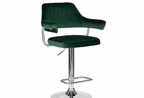 Барный стул Charly зеленый велюр