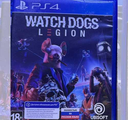 Watch dogs legion ps4 диск