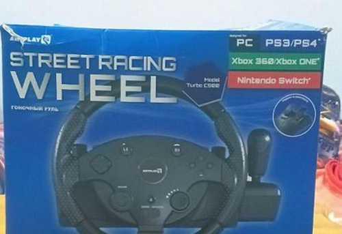 Игровой руль street racing wheel Turbo 900