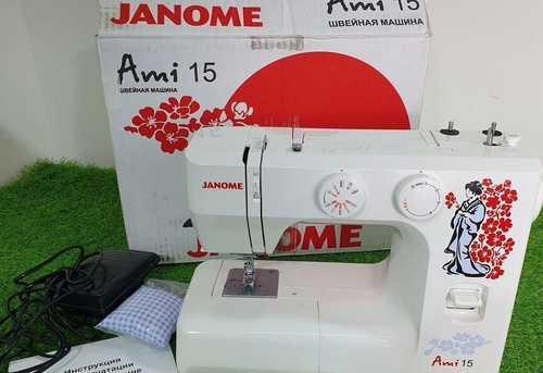 Новая швейная машина Janome Ami 15
