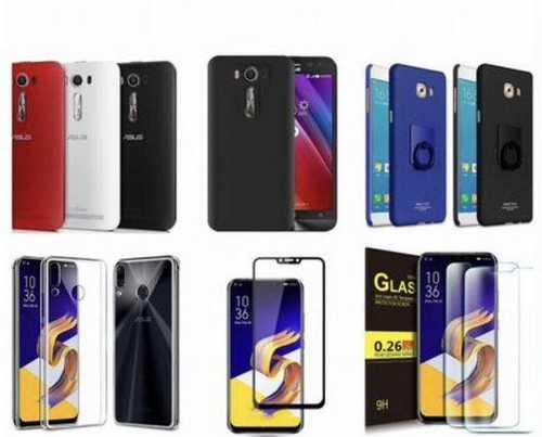 Чехол, стекло на Asus Zenfone