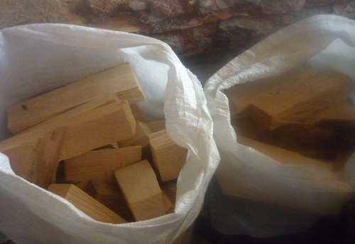 Дрова в мешках