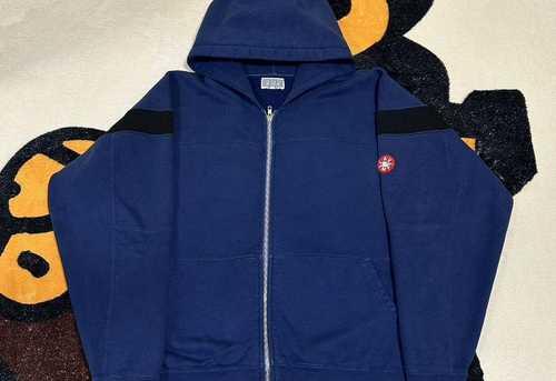 Cav empt overdyed panel zip hoodie