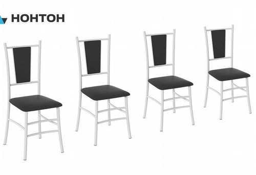 Комплект стульев Марсель белый / черный