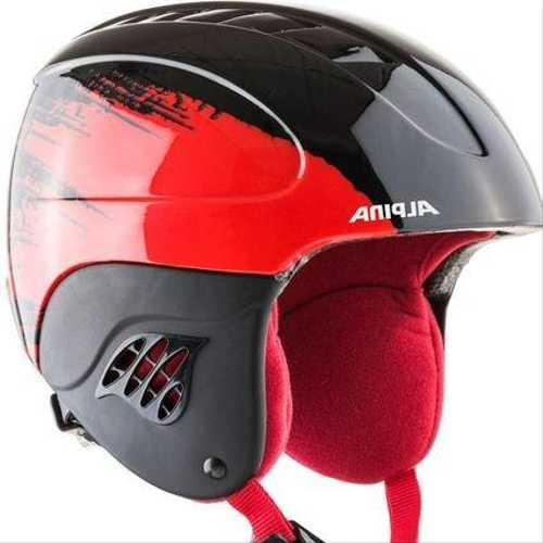 Шлем alpina carat (21/22) Black-Red Sta51