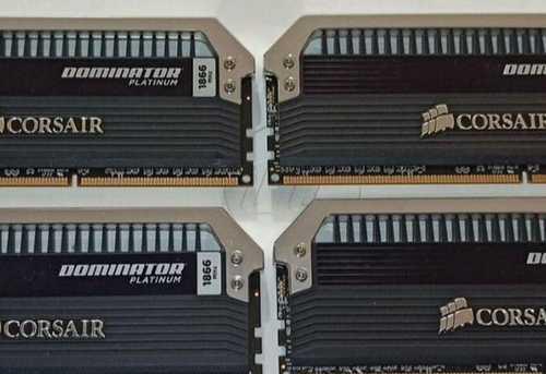 32Gb DDR3 1866MHz Corsair Dominator Platinum CL9