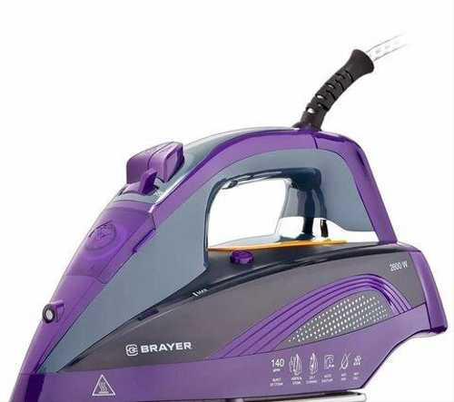 Brayer BR4001 Утюг, 2600 Вт,140 г, фиолетовый