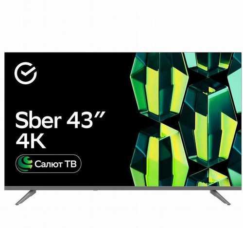 Новый телевизор 43" Sber SDX-43U4014 (4K, салюттв)