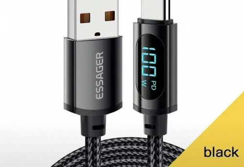 Кабель зарядный Essager USB Type-C, 66/100 Вт